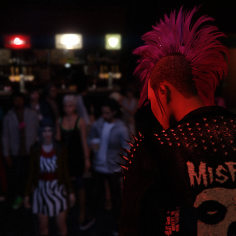 Punk Mohawk Hair for MP Female V1.1 – GTA 5 mod
