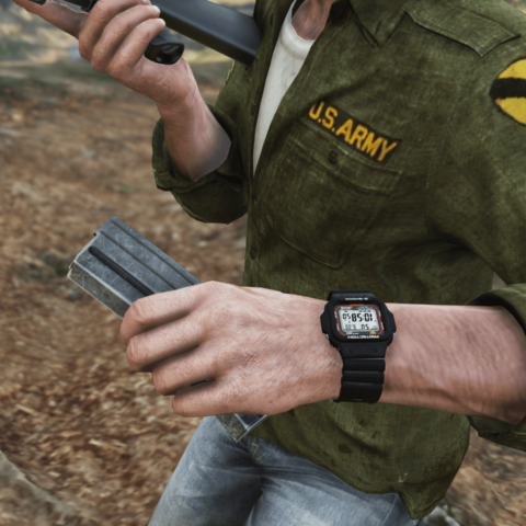 [RON] Casio G-Shock GWM5610-1 V1.0 – GTA 5 mod