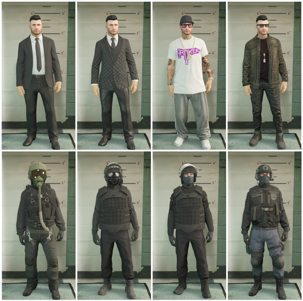Multiplayer Outfits (Menyoo) for SP V1.0 – GTA 5 mod