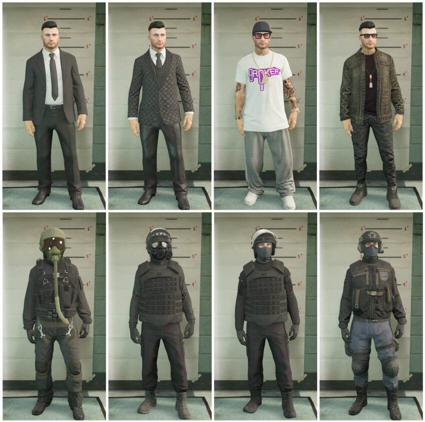 Multiplayer Outfits (Menyoo) for SP V1.0 – GTA 5 mod
