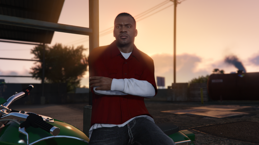 Franklin's Red Shirt V1.0 – GTA 5 mod