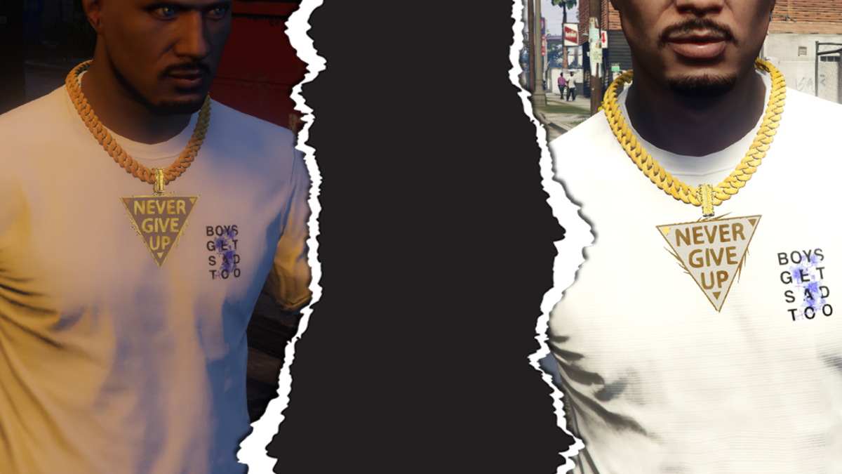 Never Give Up Gold Chain For MP Male [SP/FiveM Ready] V1.0 – GTA 5 mod