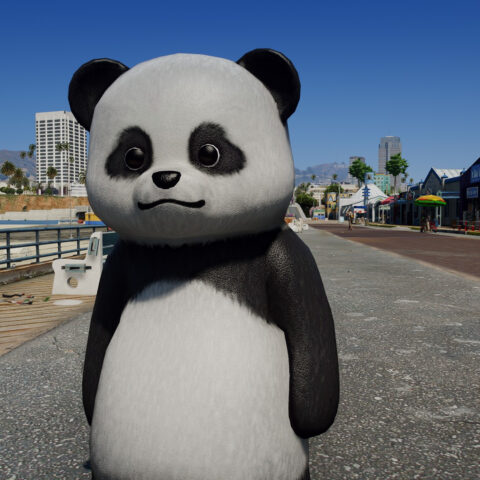 Panda Man [Add-On Ped] – GTA 5 mod