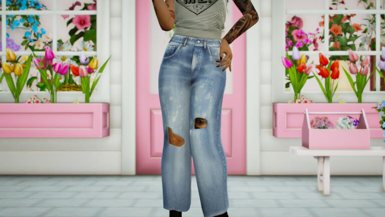 Download Ripped Jeans for MP Female - OpenIV