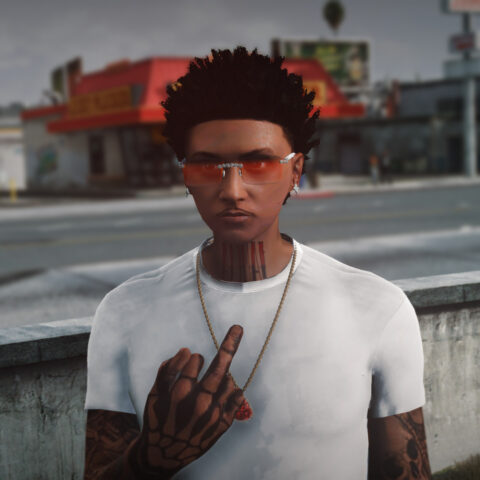Short Messy Afro for MP Male 1.0 – GTA 5 mod