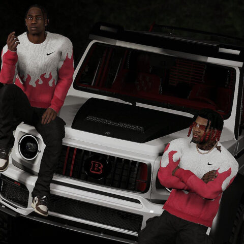 Sweater Nike Pack For Franklin V1.0 – GTA 5 mod