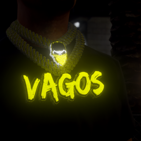 Vagos Chain - SP/FiveM - MALE & FEMALE – GTA 5 mod