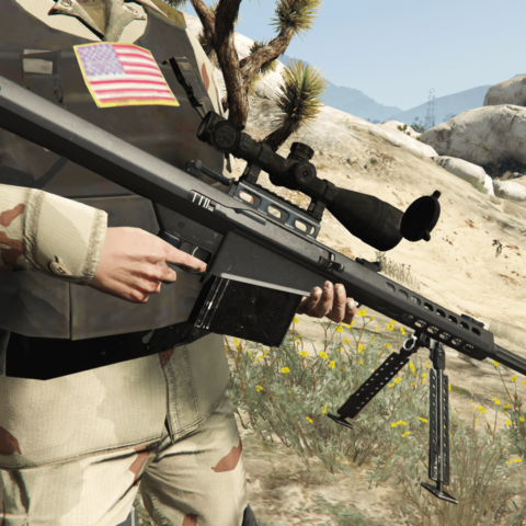 BARRETT M82A1A [Replace] – GTA 5 mod