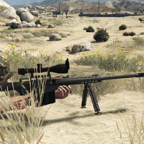 BARRETT M82A1A [Replace] – GTA 5 mod