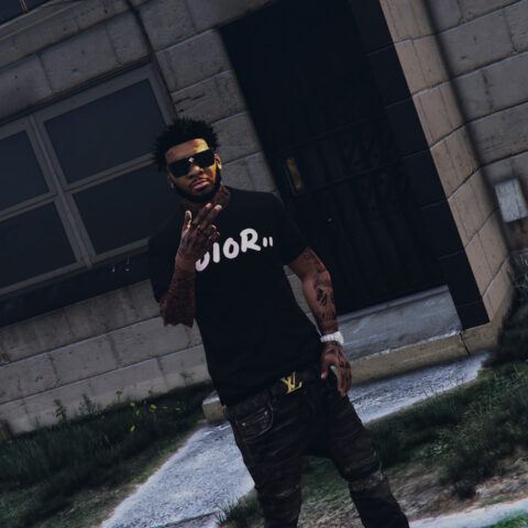 Edited Slim Beard For Franklin – GTA 5 mod