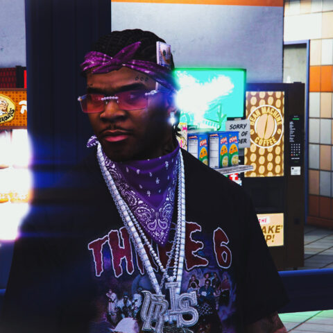 Head Bandana for Franklin V2.0 – GTA 5 mod