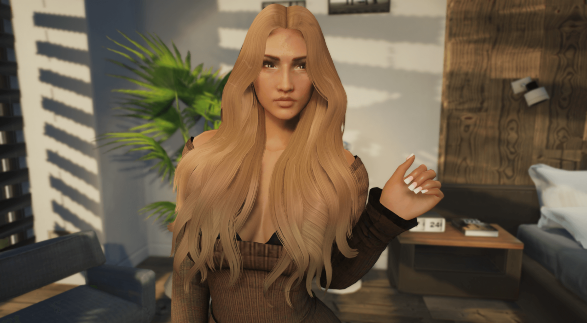 Evelyn Hair for MP Female V1.0 – GTA 5 mod