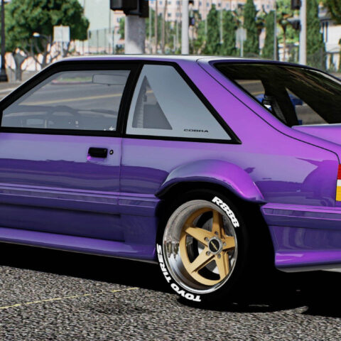 Ford Mustang Fox Body Twin Turbo – GTA 5 mod