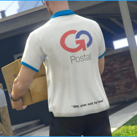 GoPostal Polo Shirt [SP/FiveM] – GTA 5 mod