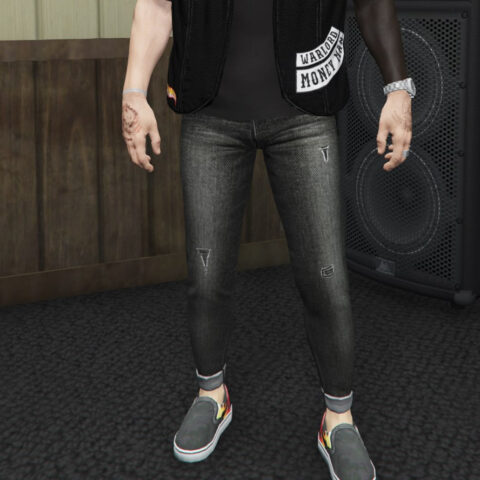 Rolled Up Skinny Jeans | High Quality | MP Male | 8 x Colours [Add-on ...