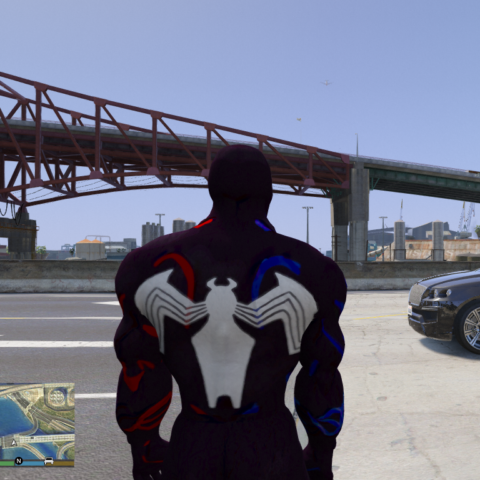 Venom from Spider-Man The Animated Series (Add-On Ped) V1.3 – GTA 5 mod