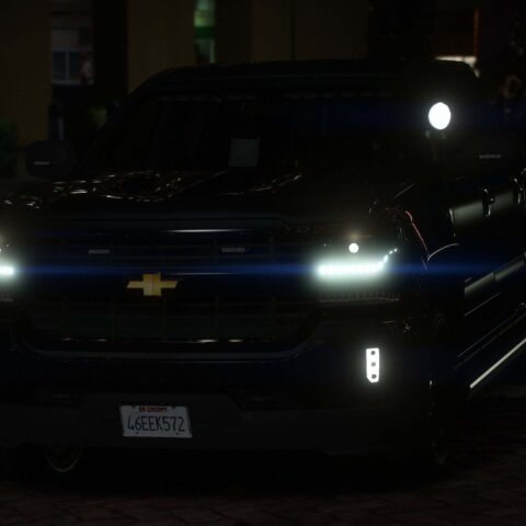 2017 Chevrolet Silverado Unmarked – GTA 5 mod