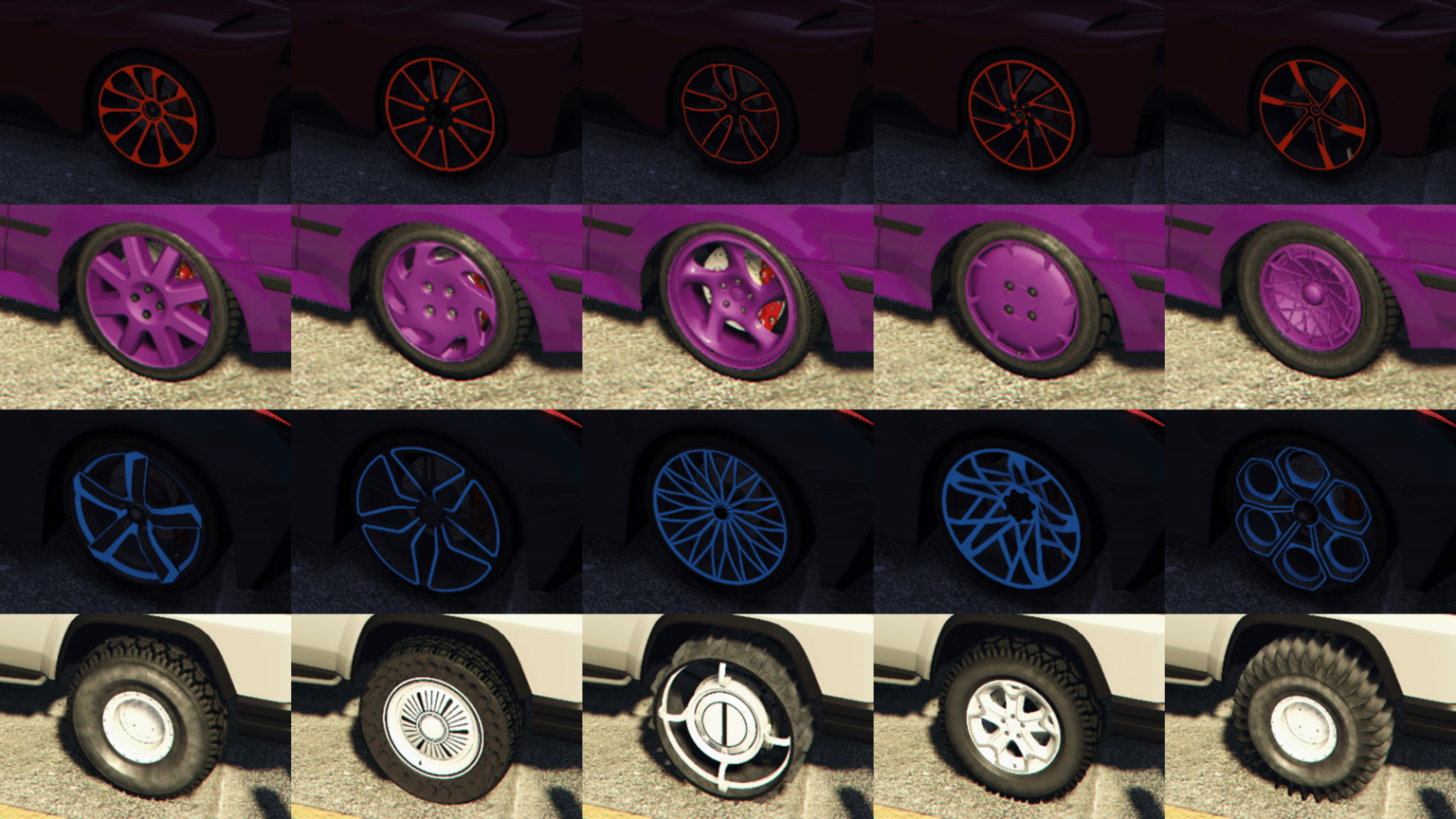 Lore Friendly + Neon Wheels Pack [SP / FiveM / Add-On] V1.1.1 – GTA 5 mod