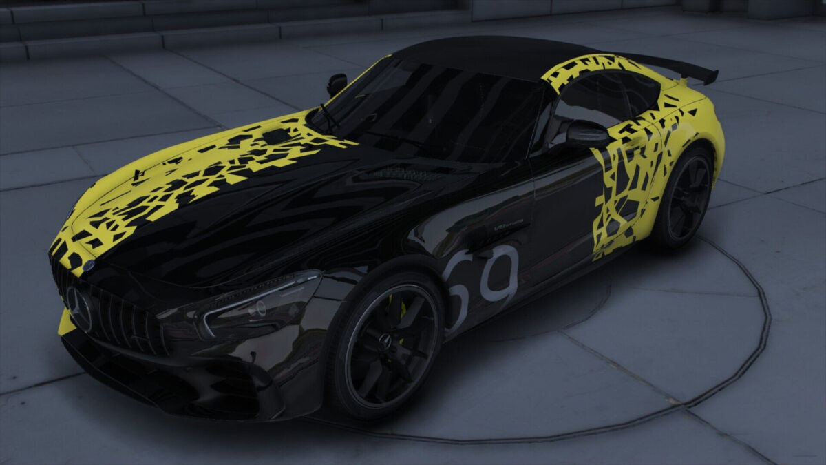 Mercedes-AMG GTR JP Performance Dunlop – GTA 5 mod