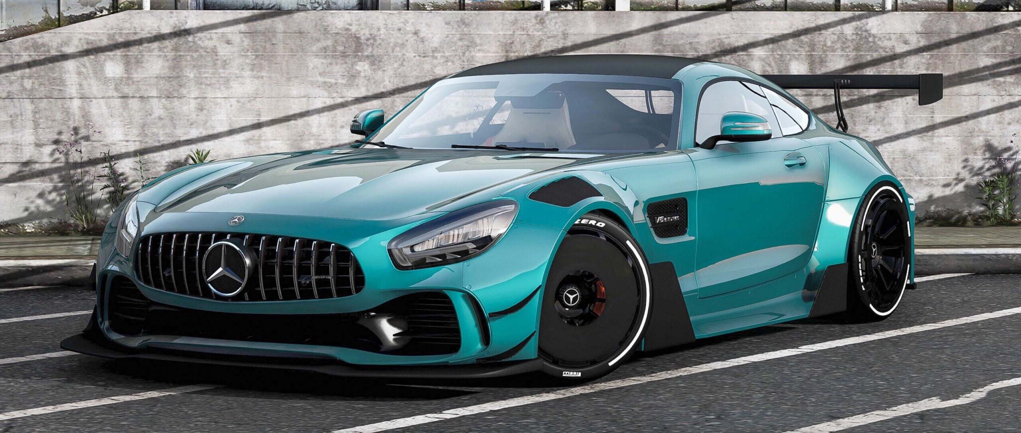 Mercedes AMG GTR Widebody – GTA 5 mod