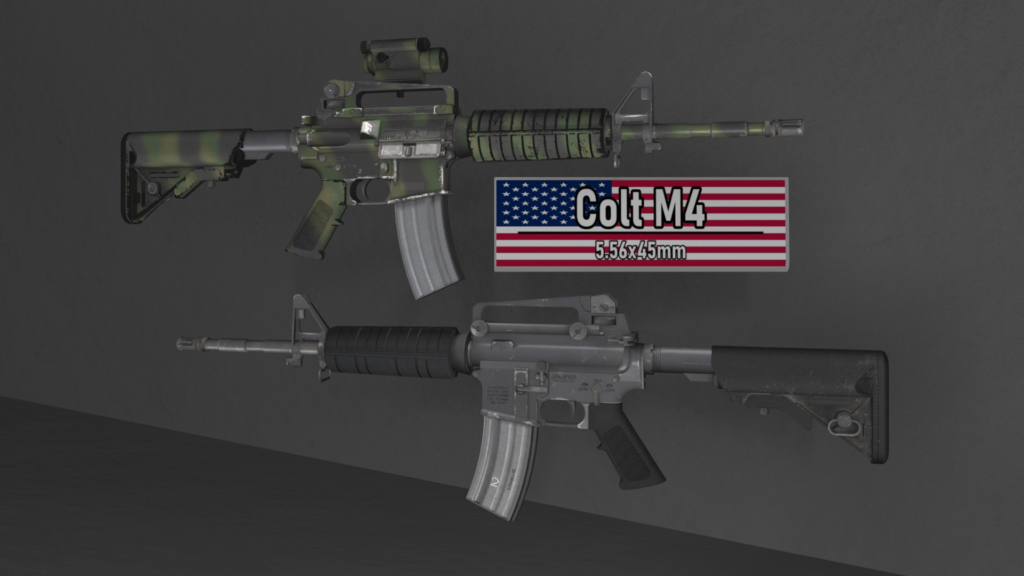 Colt M4 [Animated] – GTA 5 mod