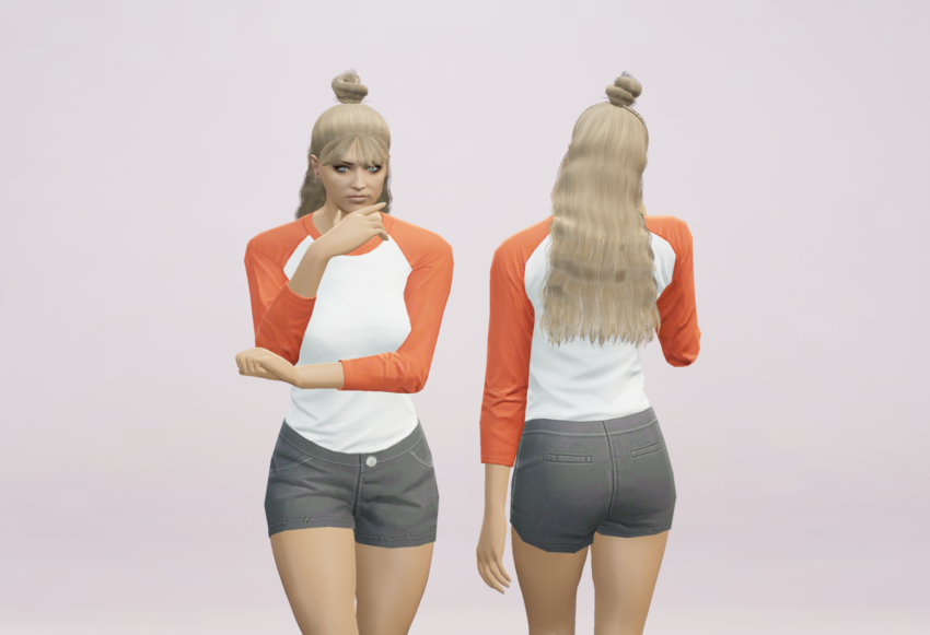 Levigne hair - MP Female V1.0 – GTA 5 mod