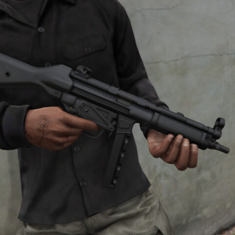 MP5 From Black Ops Cold War V1.0 – GTA 5 mod