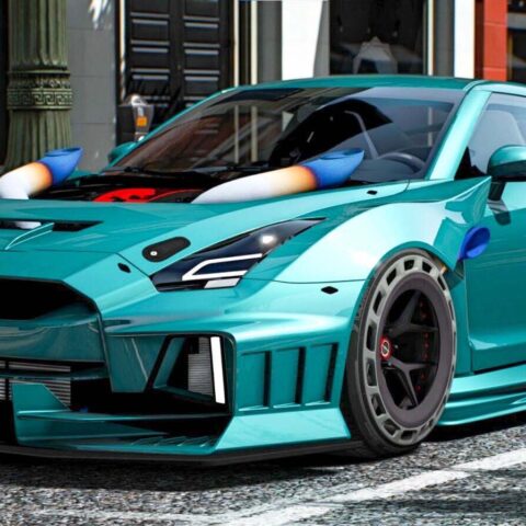 Nisan GTR R35 Legendary Custom From NFS Unbound – GTA 5 mod