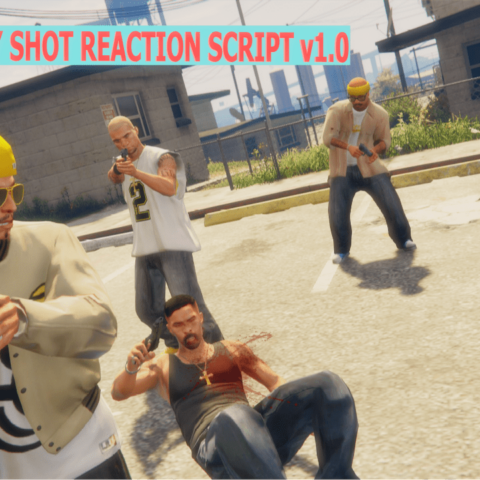 Zef's Buddy Shot Reaction Script V1.0 – GTA 5 mod