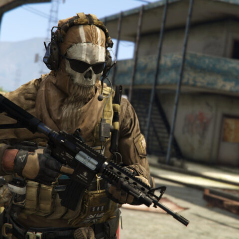 COD Ghost Desert for Mp Male – GTA 5 mod