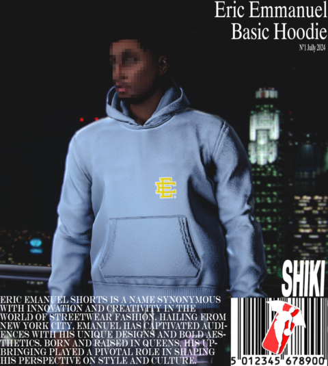 Eric Emmanuel Hoodie for MpMale V1.0 – GTA 5 mod