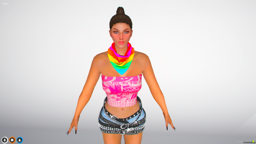 Pride Neck Bandana for MP Male and Female V1.0 – GTA 5 mod