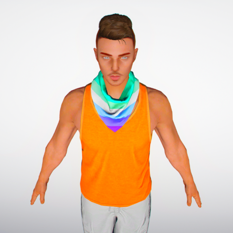 Pride Neck Bandana for MP Male and Female V1.0 – GTA 5 mod