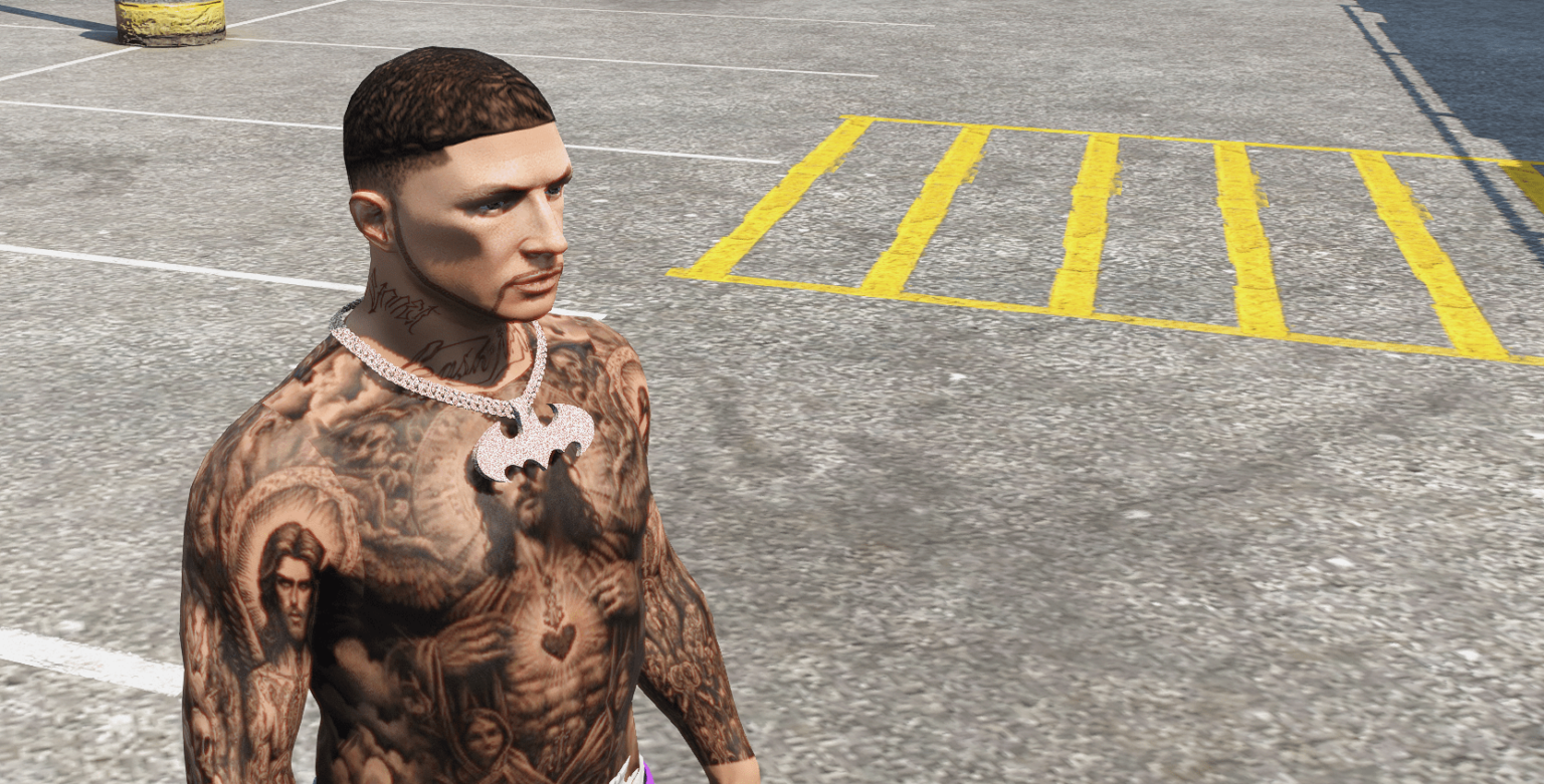 Bat Symbol Chain For MP Male V1.1 – GTA 5 mod