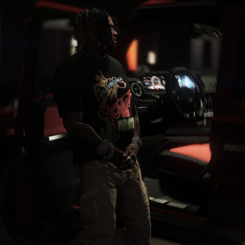 Fat Belly Tee for Franklin V1.1 – GTA 5 mod