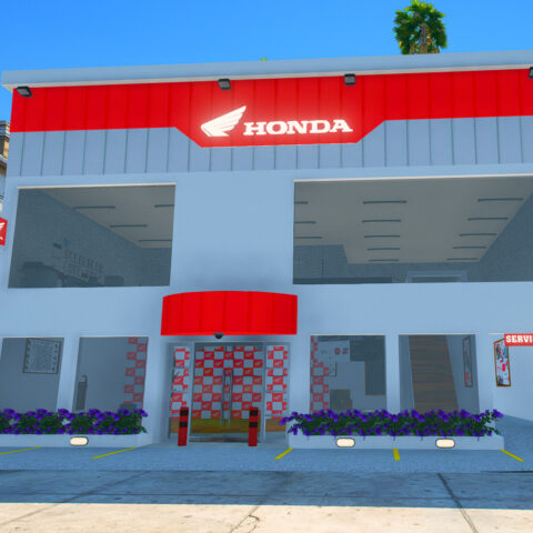 Honda Showroom Habibi - Realistic Honda Dealership [MLO] V1.0 – GTA 5 mod