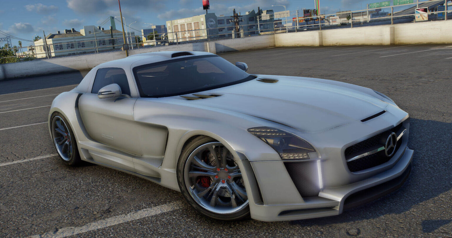 Mercedes SLS FAB design – GTA 5 mod