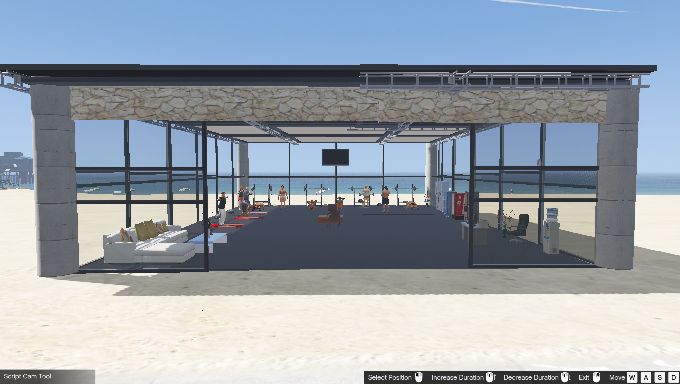 Vespucci Beach Gym [Menyoo] – GTA 5 mod