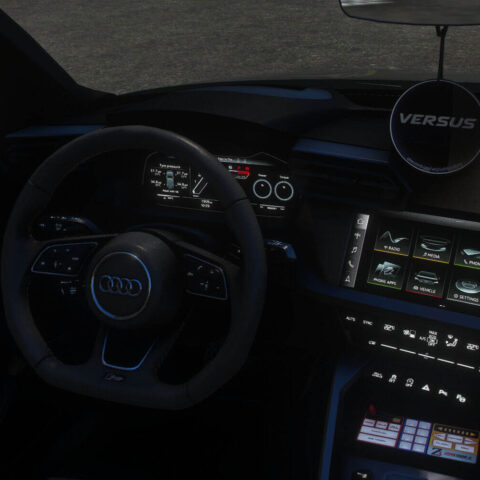 Audi RS3 8Y Police Modern Lights – GTA 5 mod