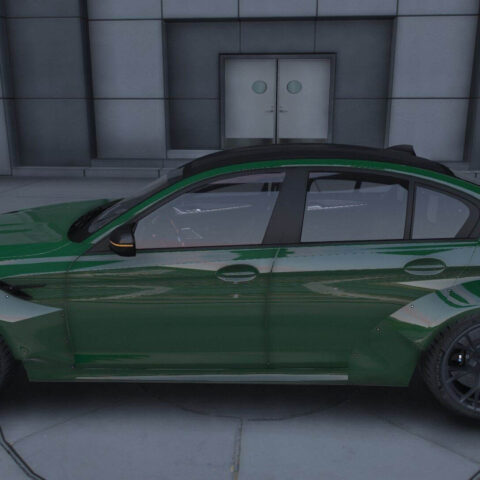 BMW M5CS Widebody Kit Black Edition – GTA 5 mod