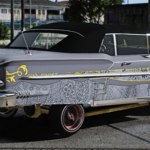 Chevy Impala 1958 Lowrider (Debadged) – GTA 5 mod