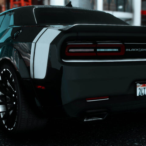 Custom 2023 Dodge Challenger 1000HP Hellcat Redeye Black Ghost Edition ...