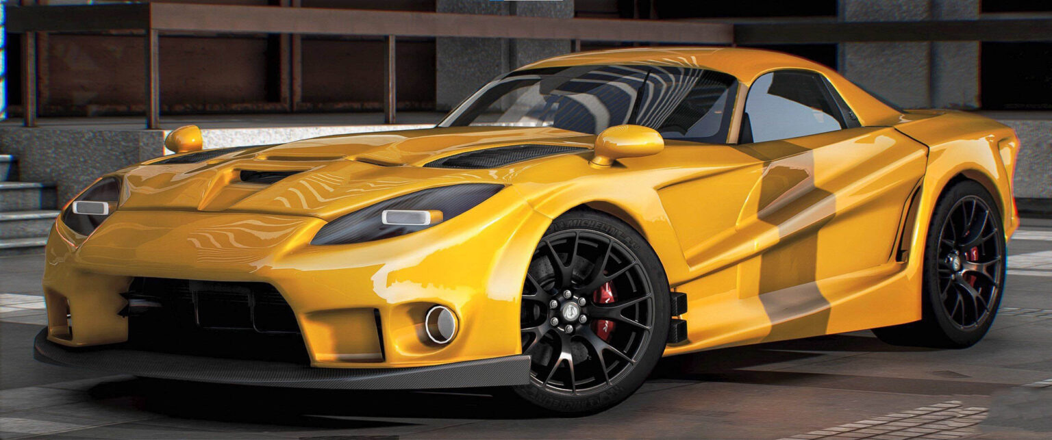 Dodge Viper Abflug The Kyza – GTA 5 mod