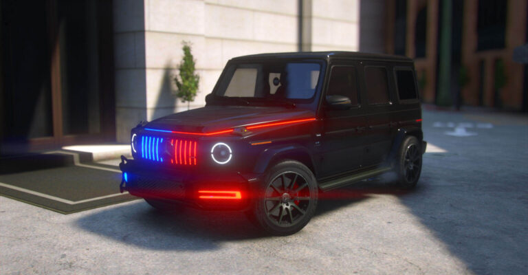 Mercedes-AMG G63 2022 Police Modern Lights – GTA 5 mod