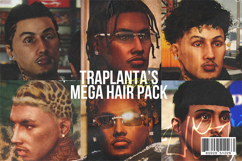 Mega Hair Pack V1.0 – GTA 5 mod