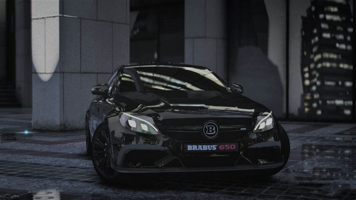 Mercedes-Benz C63s Brabus 650 – GTA 5 mod