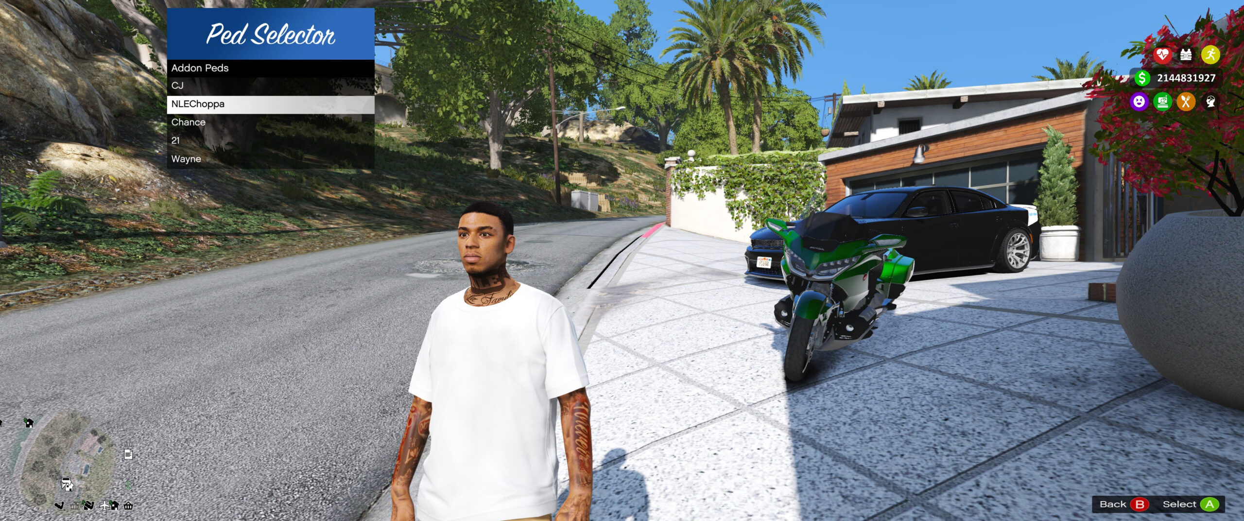 AddOn [PedSelector] V1.12a – GTA 5 mod