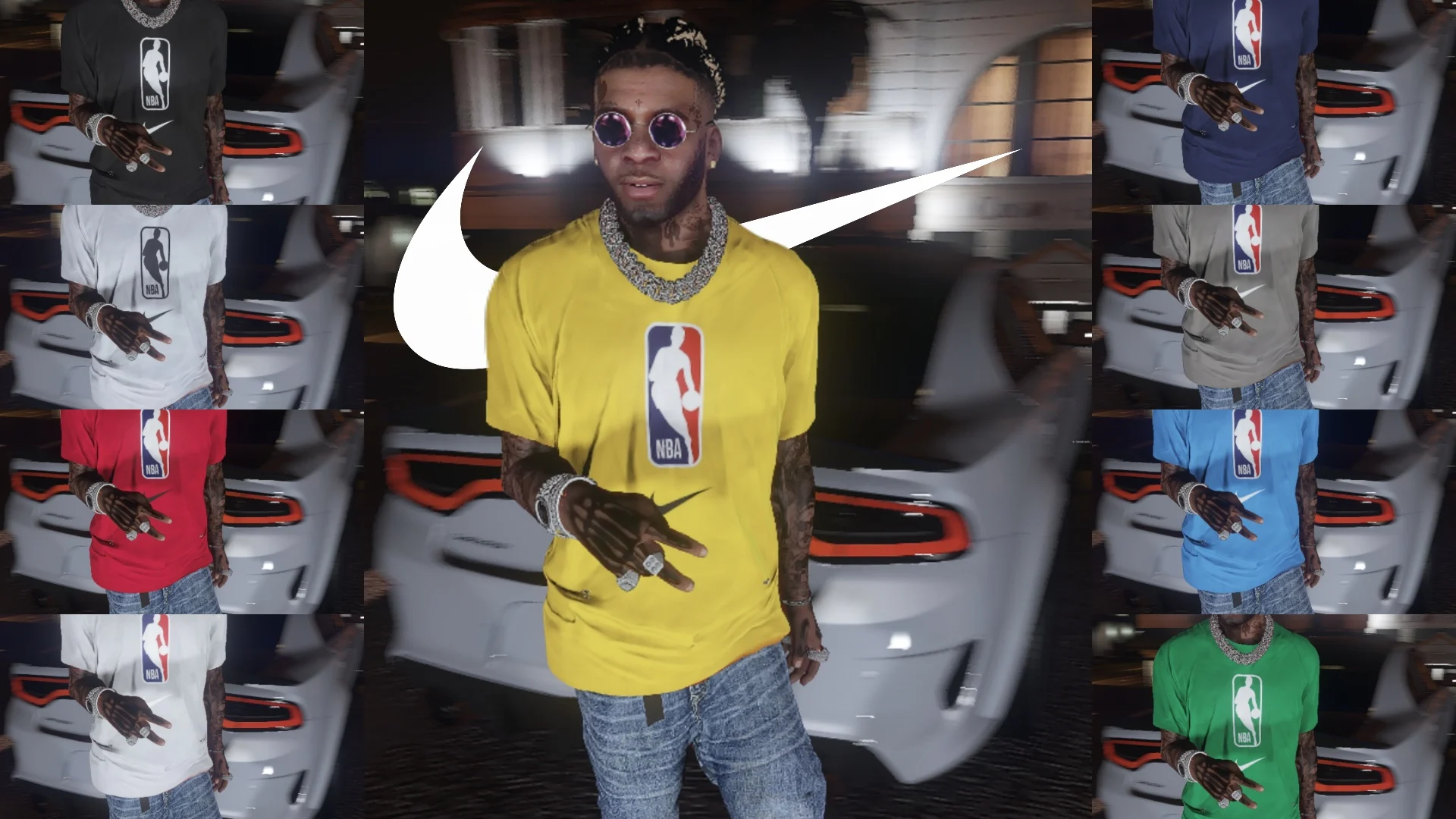 NBA Loose Shirt Pack V1.0 – GTA 5 mod