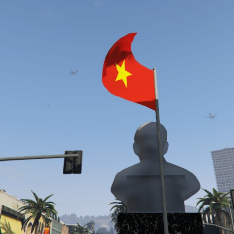 Uncle Ho's statue and Vietnam streets style V0.1 – GTA 5 mod