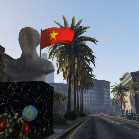 Uncle Ho's statue and Vietnam streets style V0.1 – GTA 5 mod